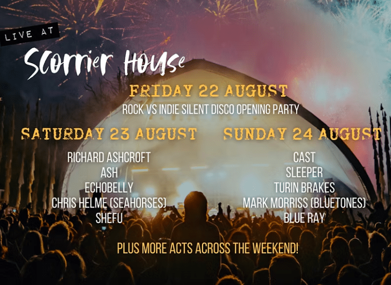 Live At Scorrier House - 22-24 August 2025 - Scorrier House Cornwall